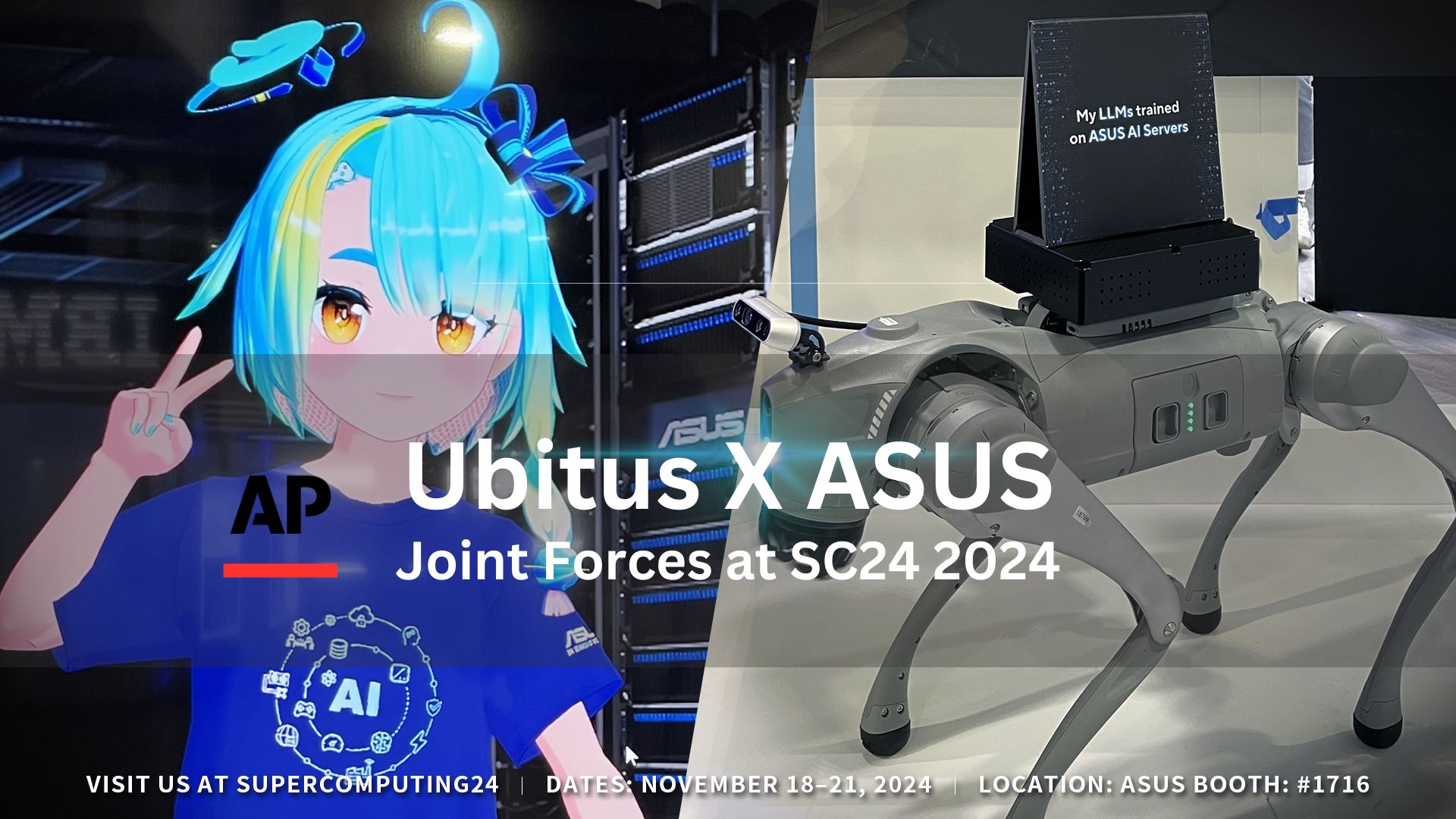 【Associated Press】Ubitus and ASUS to Showcase AI-Powered Robotic Dog and Virtual Influencer at ...